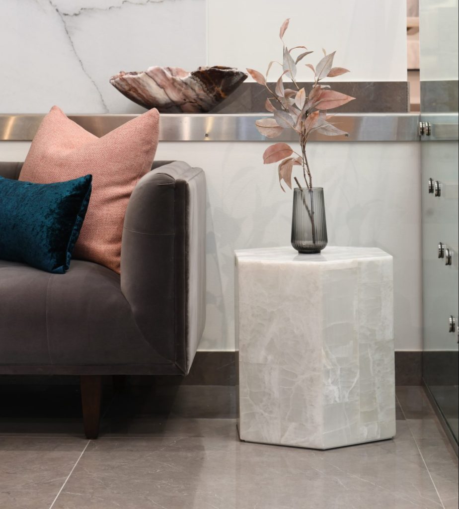 Hexagon Table - Calia Stone