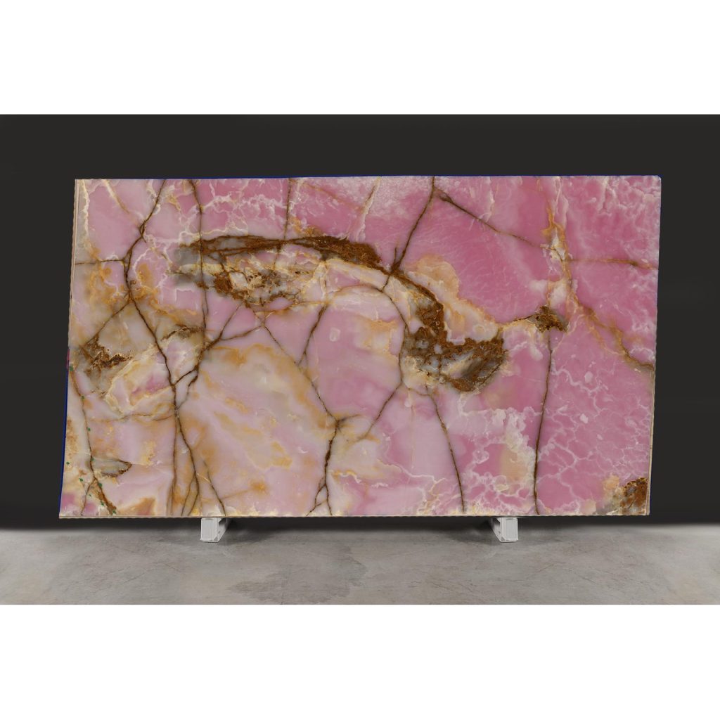 Pink Onyx – Polished 2cm / 2154 - Calia Stone